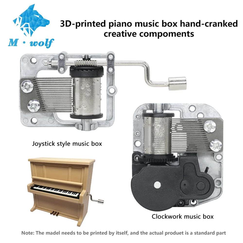 Для Bambu Lab P1/X1/A1/A1 MINI Piano Music Box Kit Комплект модели 3D ...