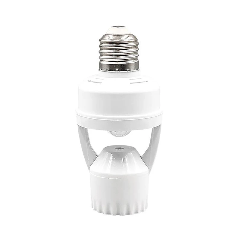 360 Degrees PIR Induction Motion Sensor IR Infrared Human E27 Plug ...