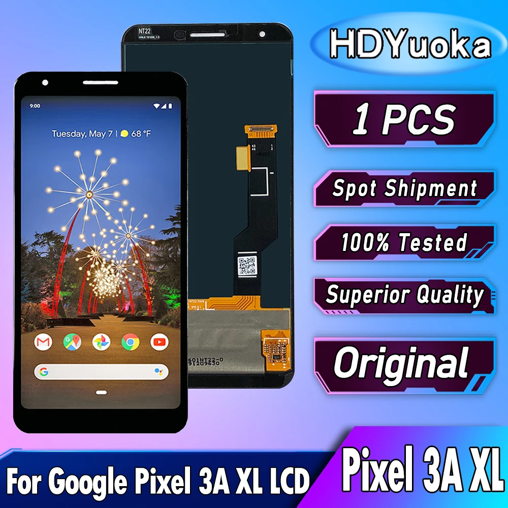 6,0 "OLED для Google Pixel 3A XL ЖК-дисплей с дигитайзером в сборе для ...