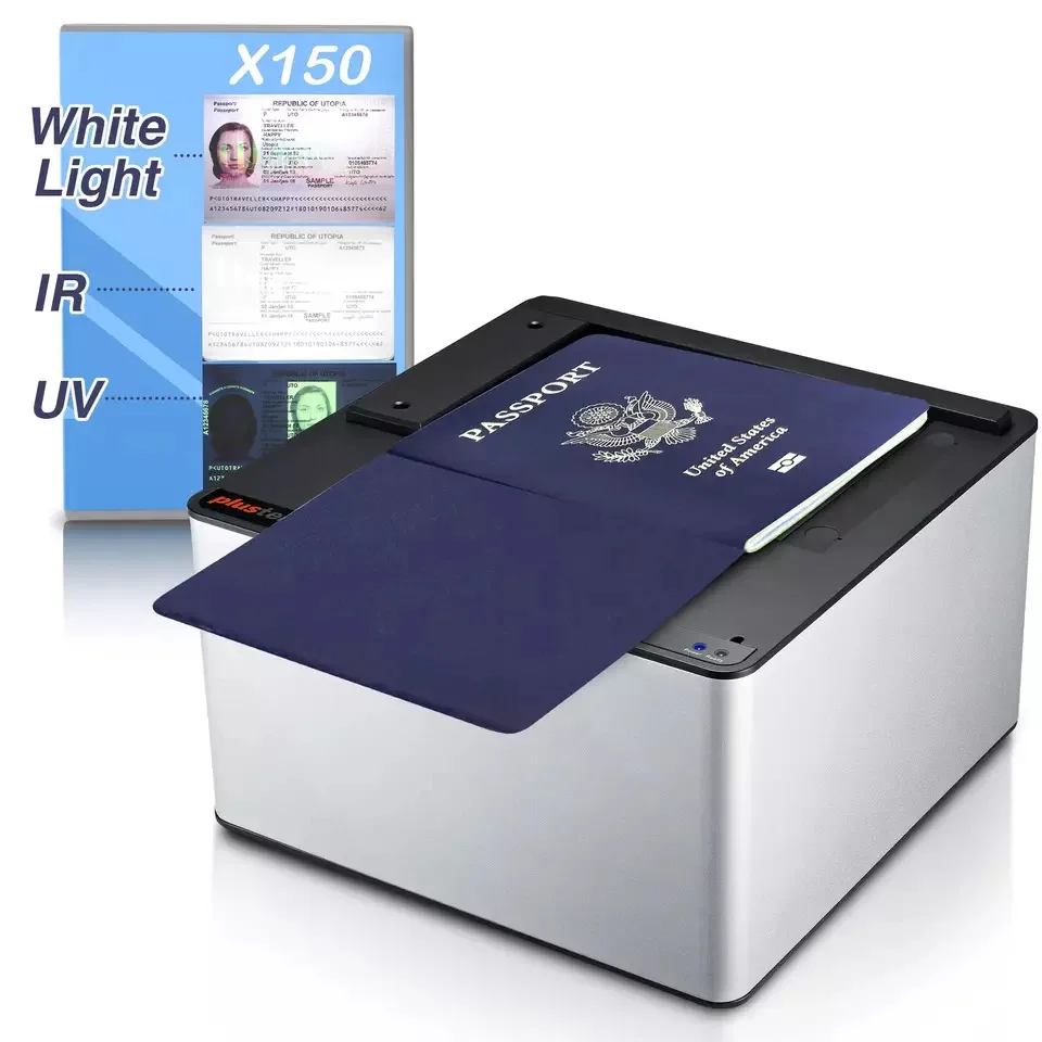 ICAO DOC 9303 MRZ OCR Passport Reader Machine with White Light IR UV ID ...