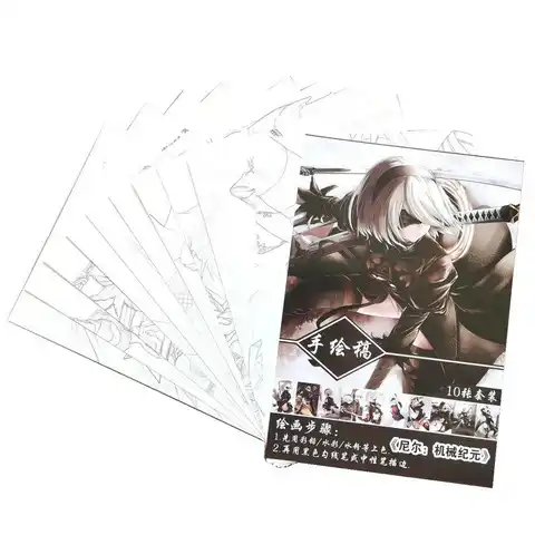 Book drawings for children anime - купить недорого | AliExpress