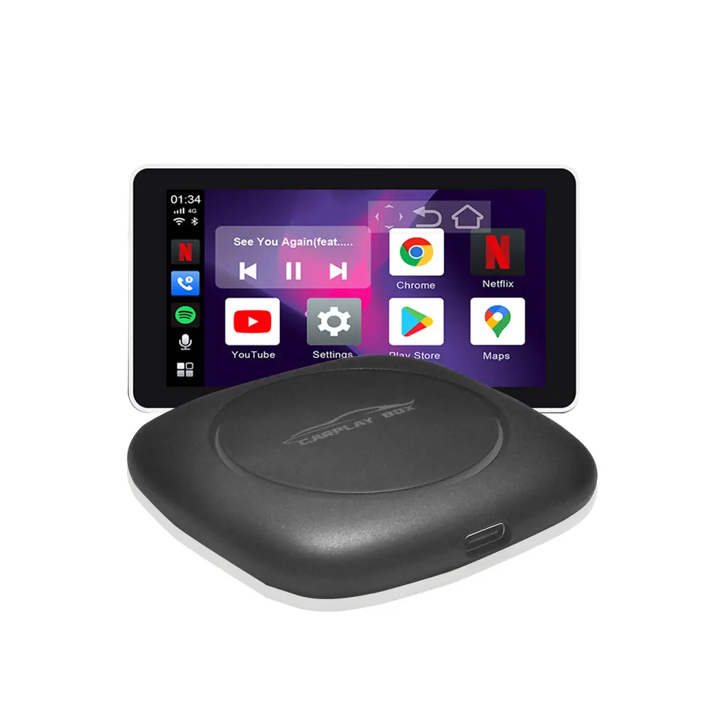 Android 11 carplay ai box 4G SIM-карта беспроводной адаптер carplay автомобильная игра Magic Box ...