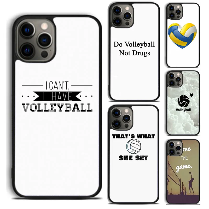 Sport Fans Volleyball Phone Case For For iPhone 16 15 11 12 13 14 Pro ...