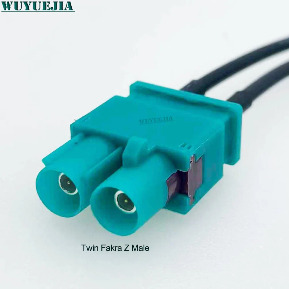 WUYUEJIA Fakra Twin Z Male to Fakra Z Male+Female RG-174 кабель 30см ...