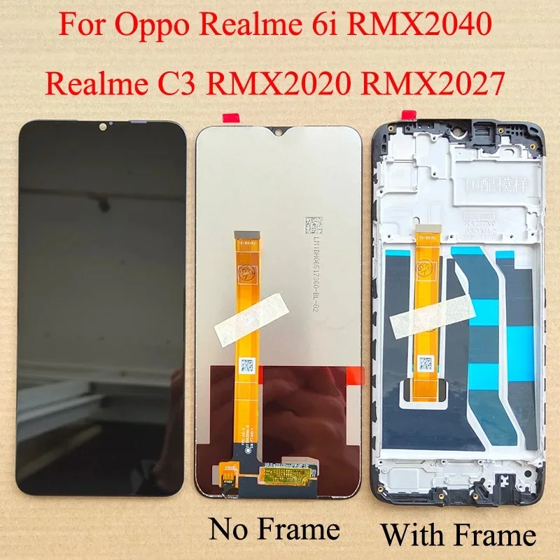 6,5-дюймовый ЖК-дисплей для Oppo Realme 6i RMX2040, сменный ...
