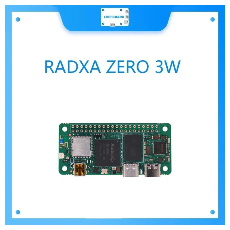 Миниатюрный четырехъядерный мини-ПК RADXA ZERO 3W Rockchip RK3566 64 ...