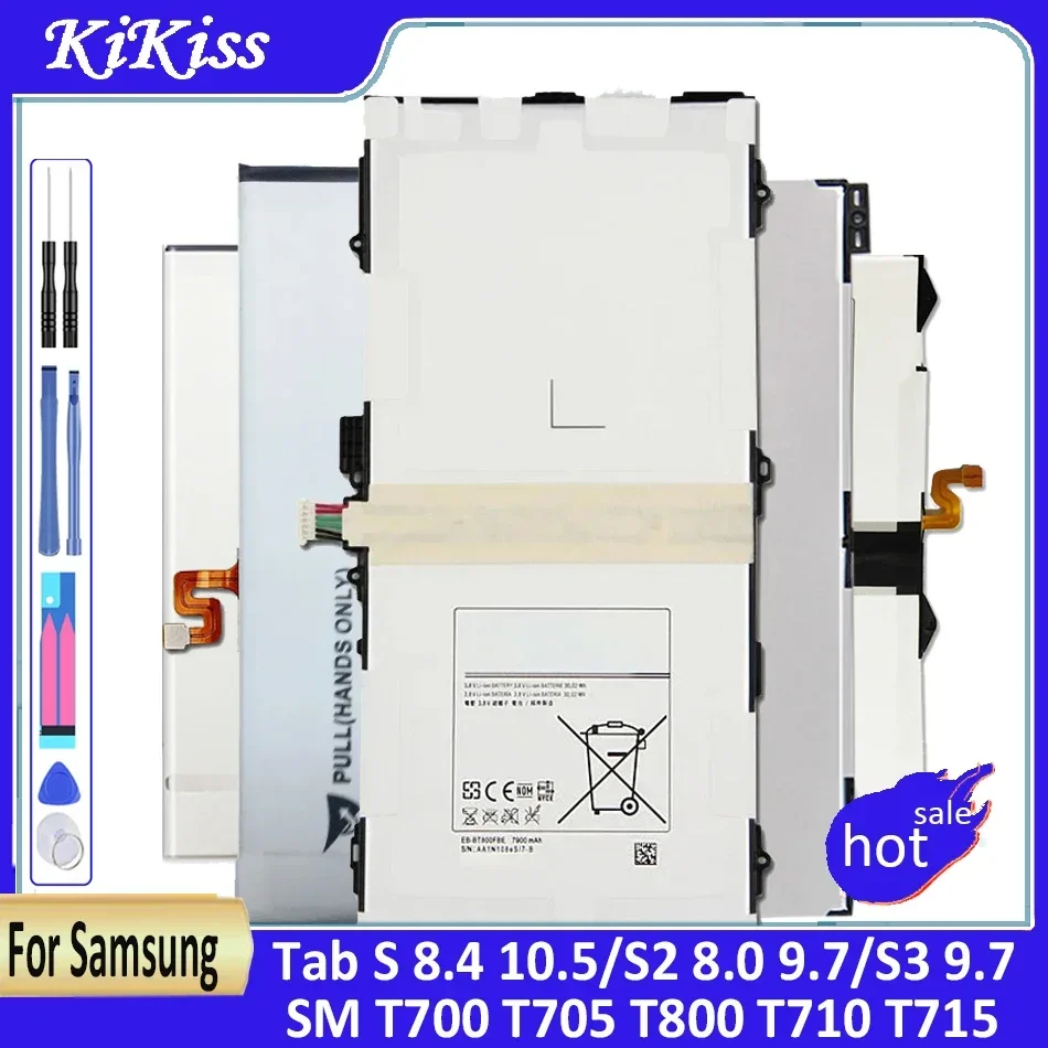 Аккумулятор для Samsung GALAXY Tab S 8,4 10,5/S2 8,0 9,7/S3 9,7 SM T700 T705 T800 T710 T715 T810 ...