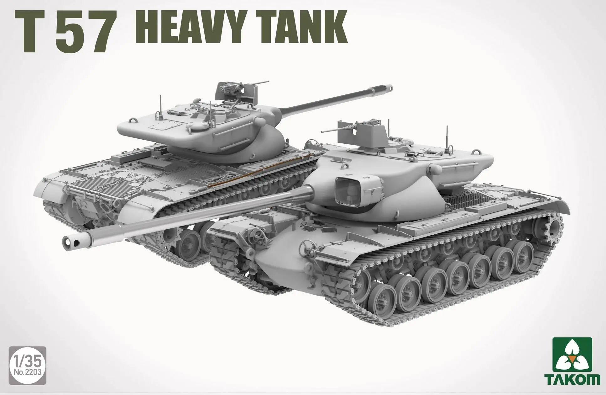 TAKOM 2203 1/35 США T57 Комплект модели сборки тяжелого танка | AliExpress