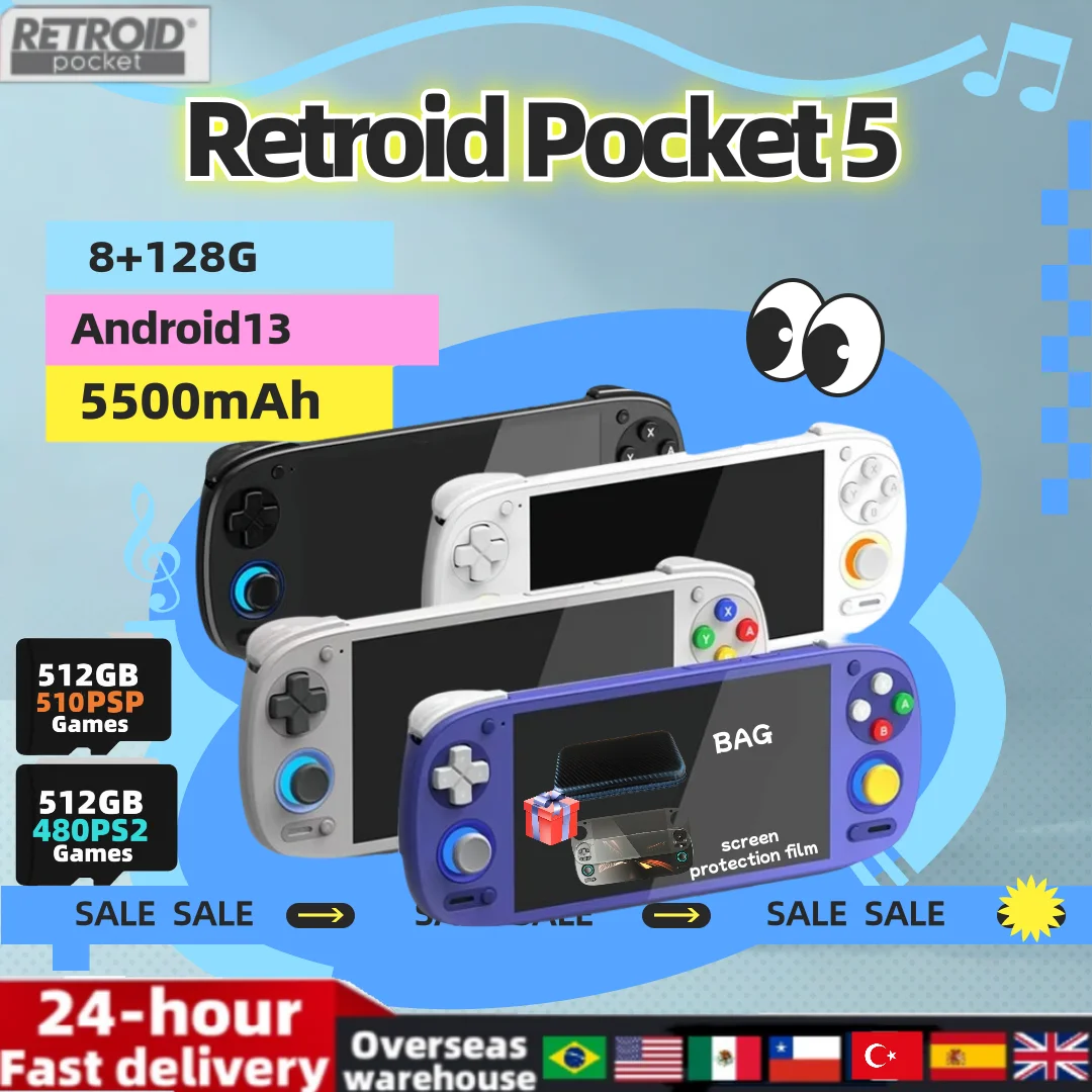 Портативная игровая консоль Retroid Pocket 5 RP5 | AliExpress