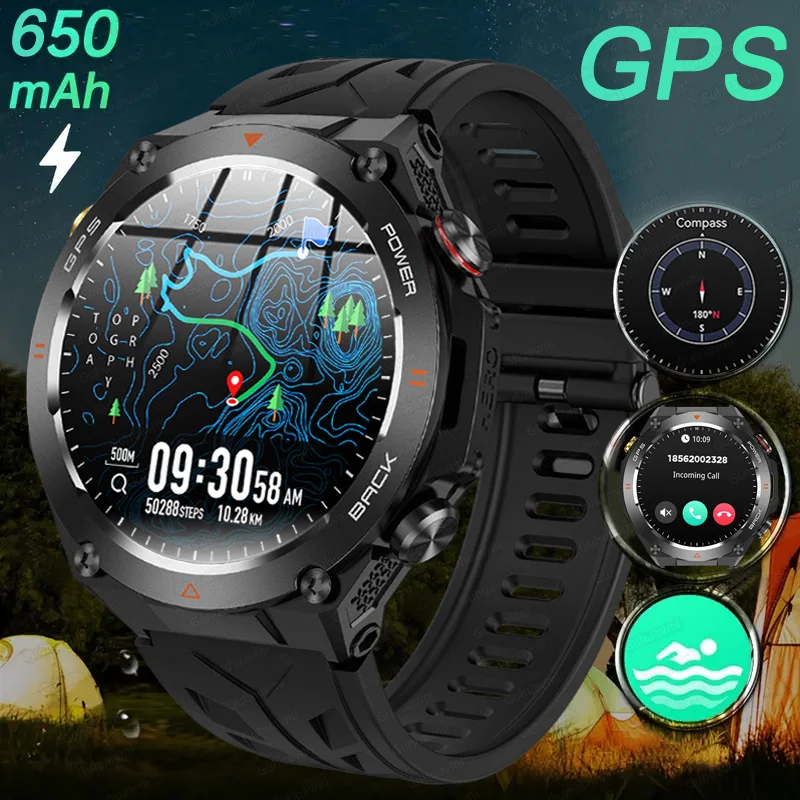 Huawei Xiaomi Smart Watch с GPS и компасом | AliExpress