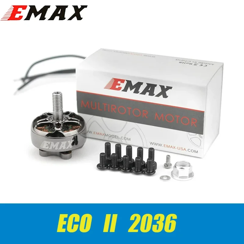 EMAX ECOII V2 ECO II 2306 1700KV3-6S Бесщеточный двигатель для RC FPV ...