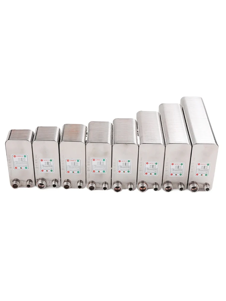 Новый теплообменник из нержавеющей стали, 50/60/80/100 пластин, паяный ...