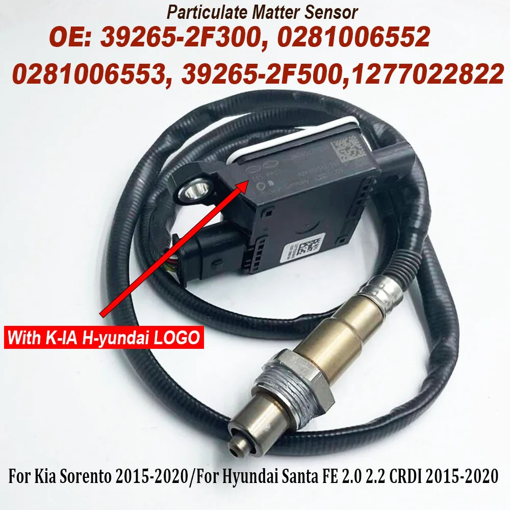 39265-2F300 39265-2F500 Датчик твердых частиц PM 1277022822 0281006552 ...