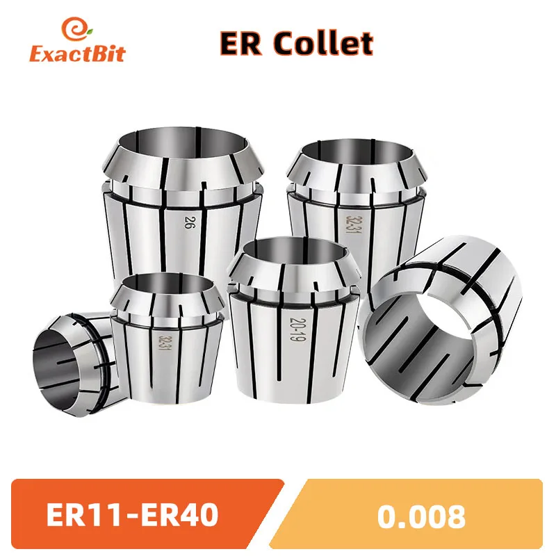 ExactBit ER11 ER16 ER20 ER25 ER32 ER40 Collet Chuck for Drill Milling ...