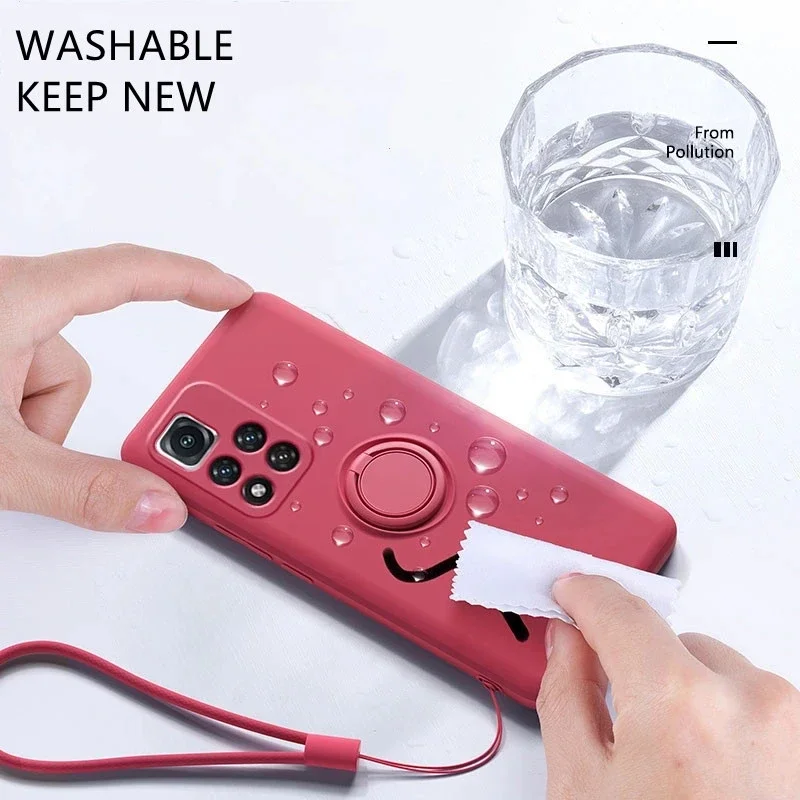 Жидкий силиконовый чехол для Xiaomi 14T 13T 12T 11T Redmi Note 14 13 12 ...