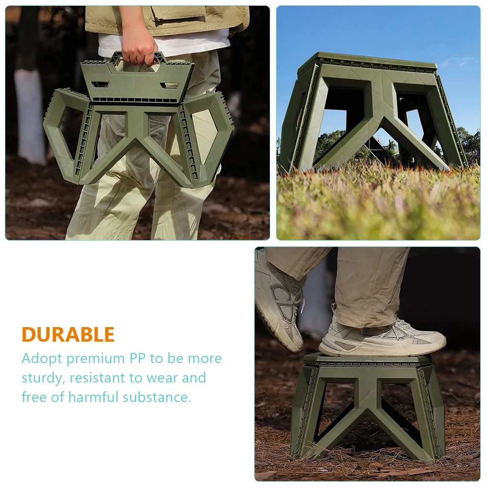 Portable Collapsible Chairs Portable Kitchen Collapsing Stool Plastic ...