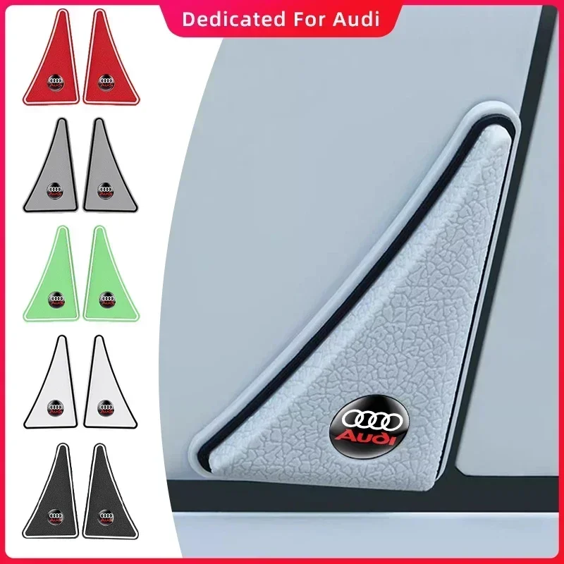 2PCS Car Door Anti-collision Protector Bumper Strip Sticker for Audi S ...