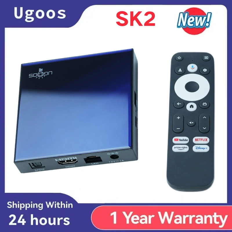 Ugoos SK2 Smart TV Box Android 12 4/32 ГБ | AliExpress