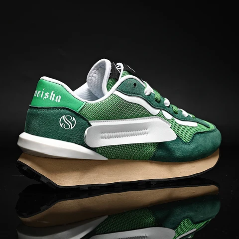 Green shoes sneakers AliExpress