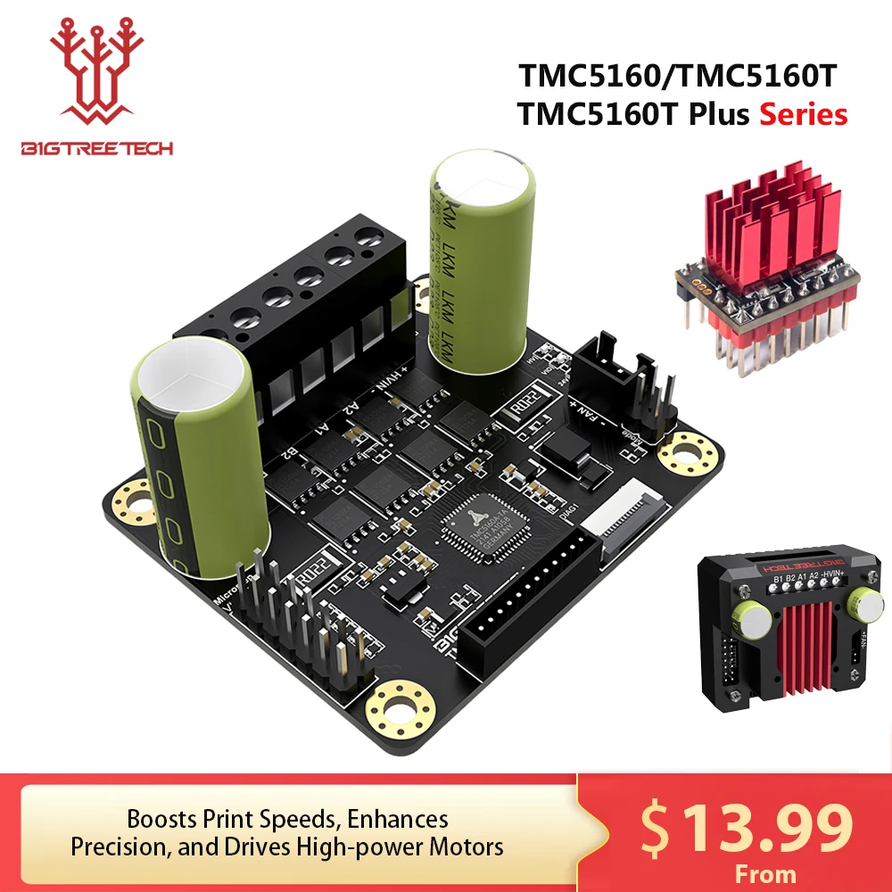 Драйвер шагового двигателя BIGTREETECH TMC5160 V1.3 | AliExpress