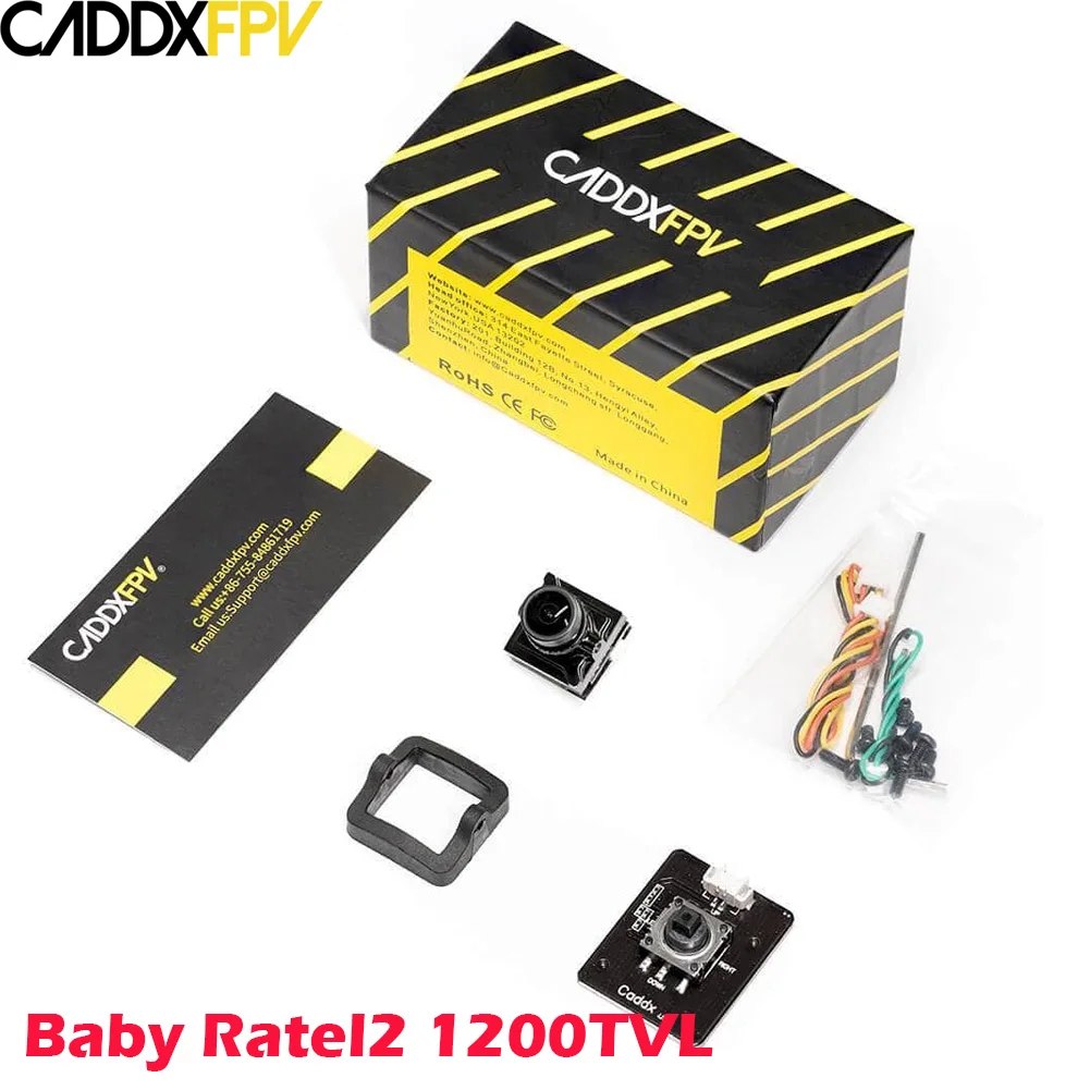 CADDXFPV Ratel Pro Аналоговая/Baby Ratel 2 Nano/Ratel 2 FPV Камера с ...