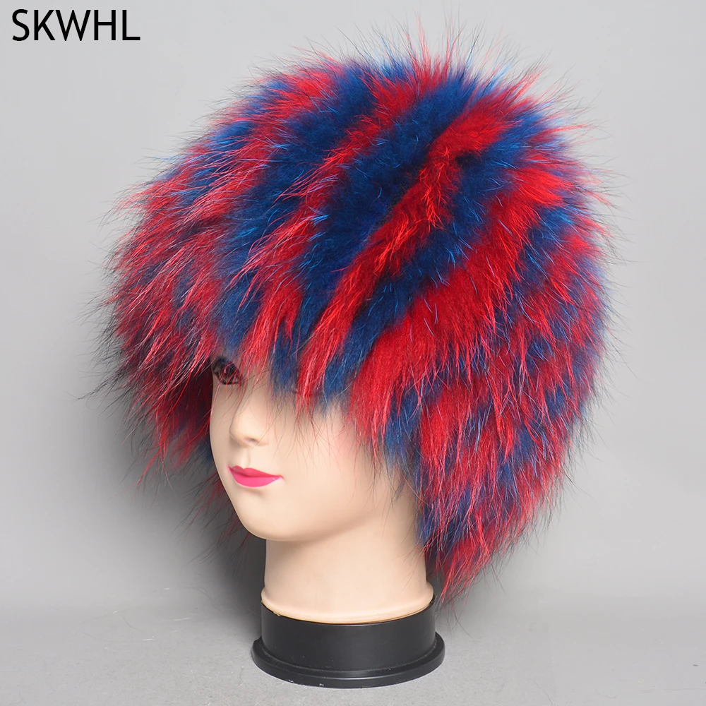 Лидер продаж, женская зимняя шапка из 100% натурального Меха чернобурки ...