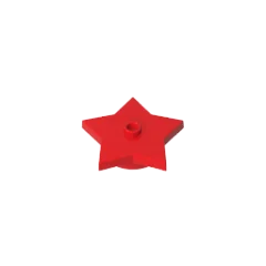 Специальный 5-точечный Звездный конструктор gobrick, 4x4 2/3 дюйма, с ...