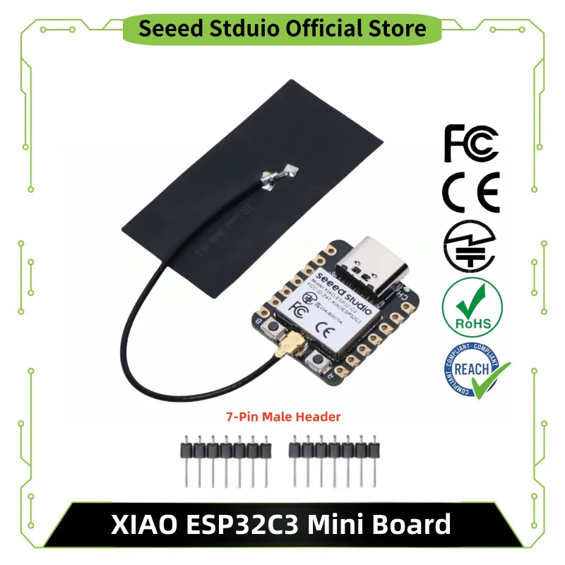 Мини-плата разработки ESP32 C3 Seeed Studio XIAO ESP32-C3 Антенна WiFi Bluetooth5.0 Модуль RISC ...