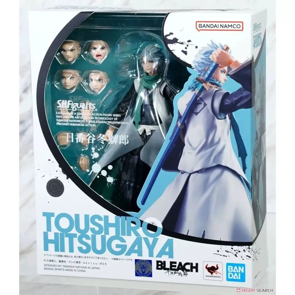 100% оригинал Bandai SH Figuarts SHF Toshiro Hitsugaya BLEACH аниме ...