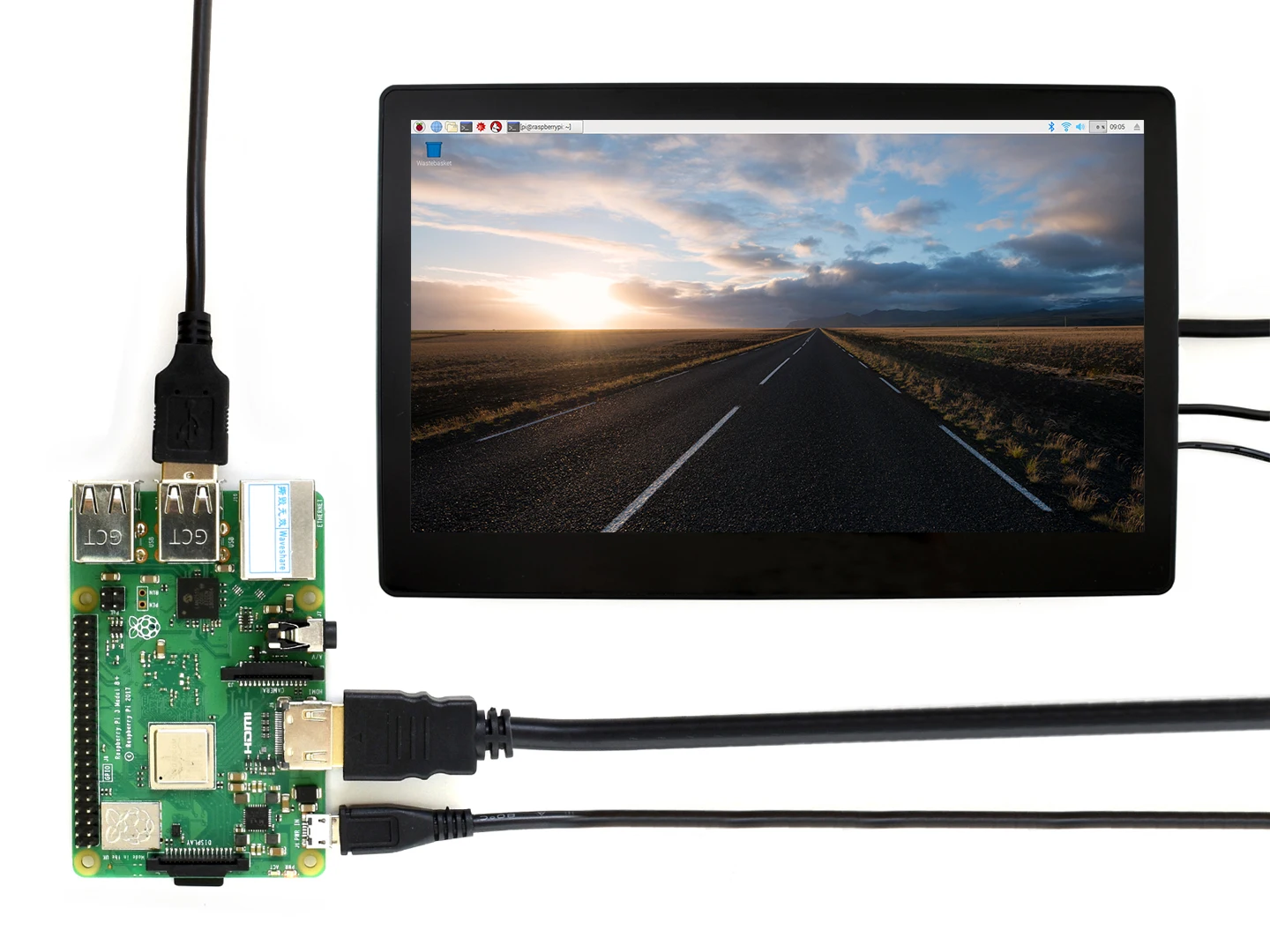 Waveshare 11,6-дюймовый ЖК-монитор 1920x1080 для Raspberry Pi 4 ...