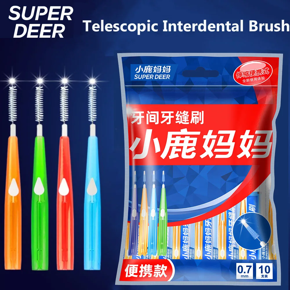 Super Deer межзубная щетка 10 шт. | AliExpress