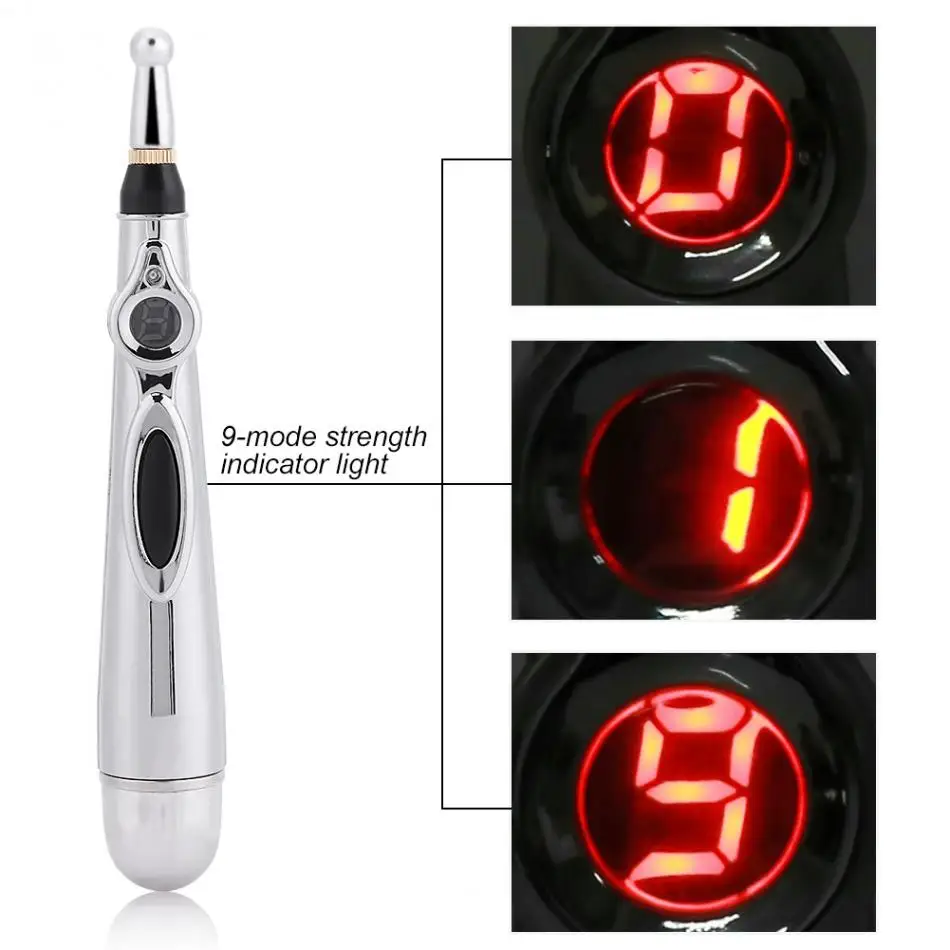 Meridian Energy Pen Electric Laser Acupuncture Pen Tens Pulse Massage ...