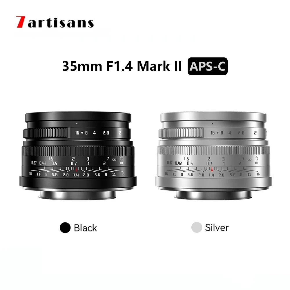 Объектив 7artisans 35 мм F1.4 Mark II APS-C | AliExpress