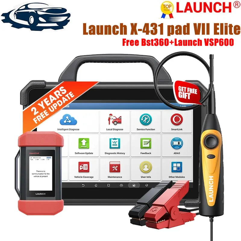 2024 Launch x431 pad7 Elite pad vii link 7 j2534 obd2 полное ...