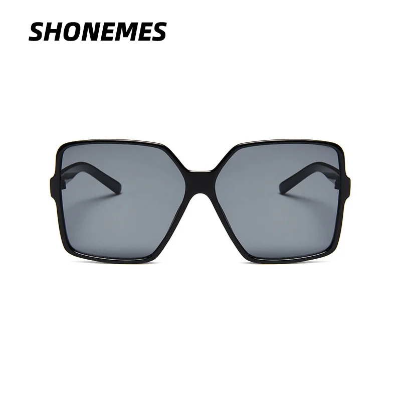 Мужские и женские темные очки большого размера SHONEMES, уличные ...