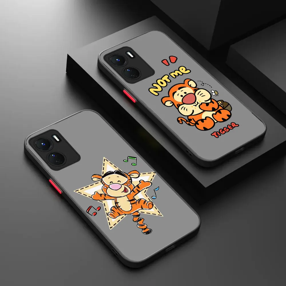 Disney's Funny Tigger Matte Shockproof Phone Case For Redmi NOTE 13 12 ...