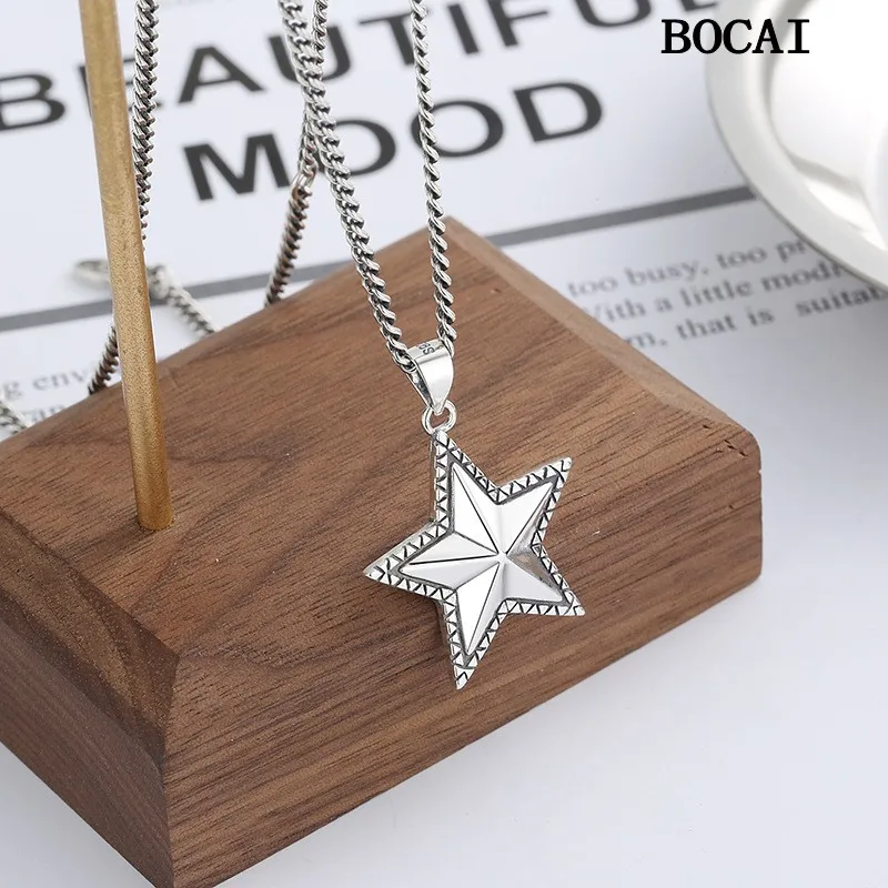 Подвеска BOCAI S925 серебряная | AliExpress