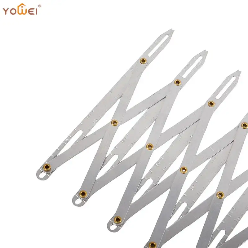 Guide Rule Expanding Aluminum Buttonhole Spacer Sewing Gauge for Window ...