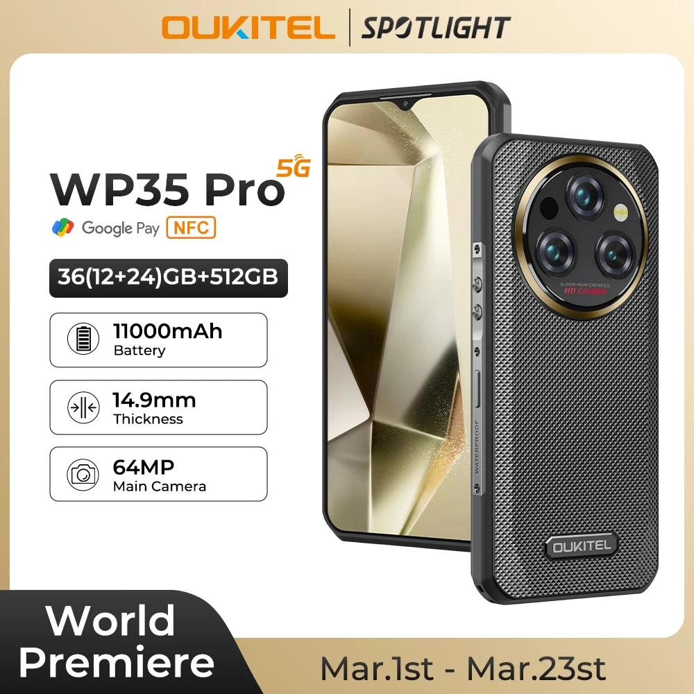 Смартфон Oukitel WP35, 6/512ГБ, global | AliExpress