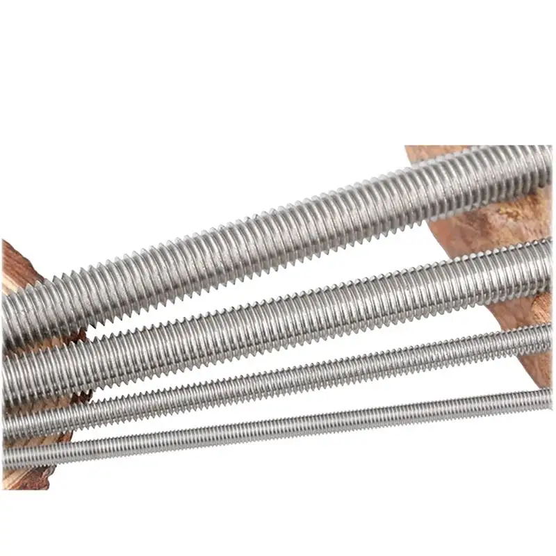 1-20Pcs/Lot Stainless Steel Full Threaded Screw DIN975 M8M10M12*L Tooth ...