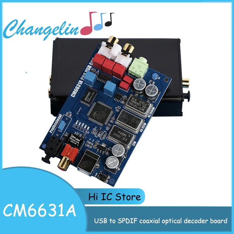 CHANGELIN HIFI Audio CM6631A USB DAC плата | AliExpress