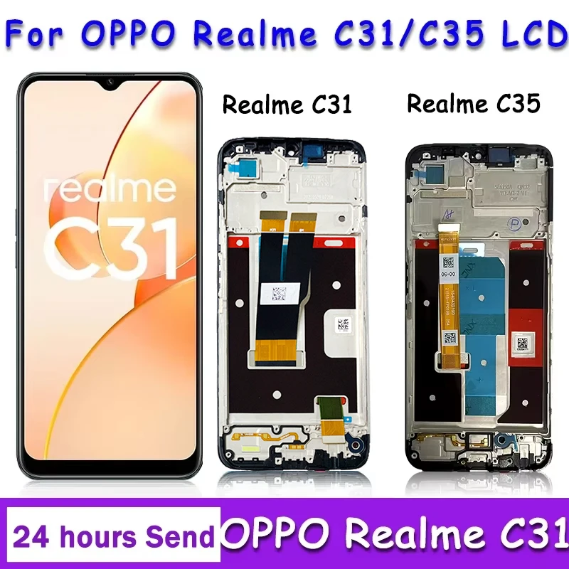 Качество AAA для OPPO Realme C31 C35 ЖК-дисплей RMX3501 RMX3511 ...