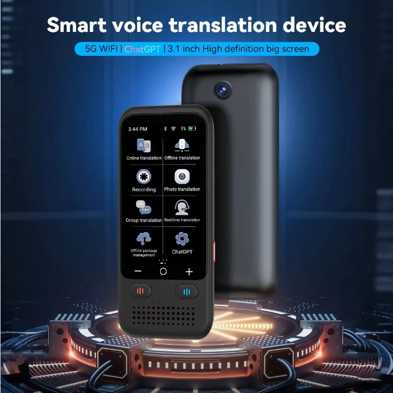 Интеллектуальная машина для перевода голоса Z5 AI поддерживает 139 онлайн-языков в ...