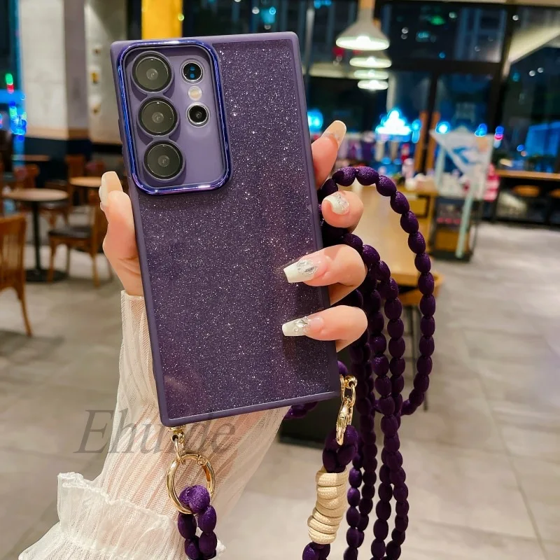 Чехол с ремешком через плечо для Samsung Galaxy A55, A54, A53, A15, A35 ...