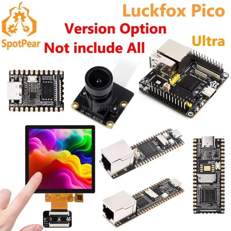 Опции серии Luckfox Pico (не все) MINI-A/B/Plus/Pro/Max/Ultra/Ultra-W ...