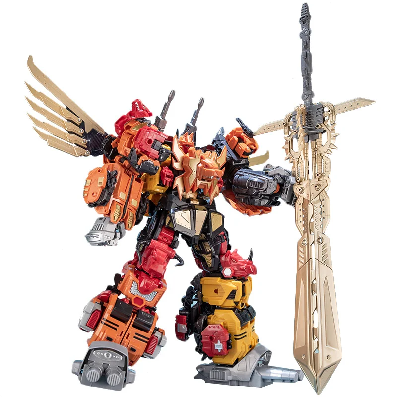 JINBAO 5 In 1 Transformation Action Figure Toys Masterpiece Predaking ...