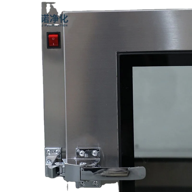 Stainless Steel Pass Box Static Type Electrical Interlock Clean Room ...
