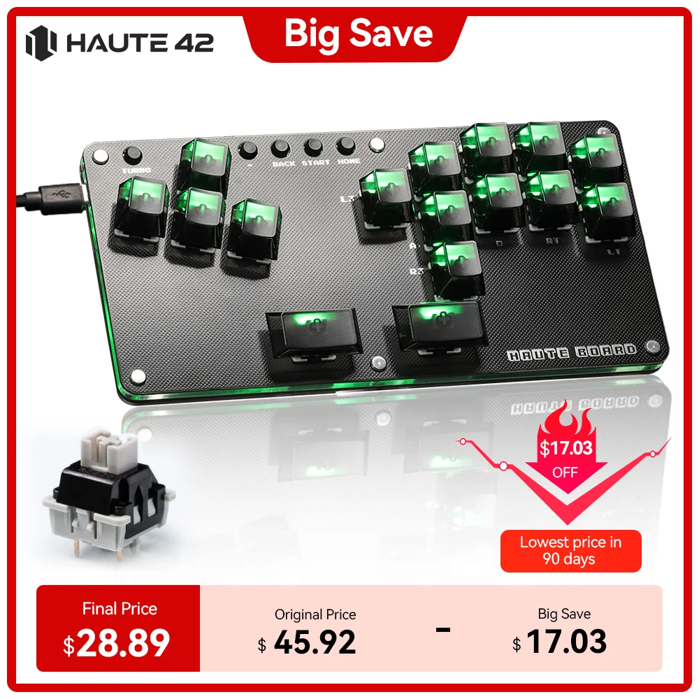 Контроллер Haute42 Fightstick Hitbox для ПК/Ps3/PS4/Switch | AliExpress