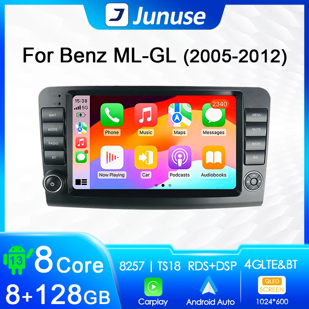 Автомобильный Мультимедийный Экран Junuse 2 Din Android Для Mercedes ...