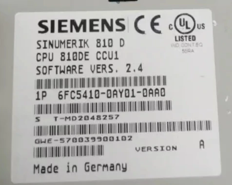 810 CCU1 6FC5410-0AY01-0AA0 б/у Нормальная функция | AliExpress